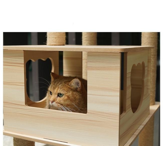 High Quality Sisal Cat Scratching Post Multi-Layer Cat Jumping Platform Large Cat Tree