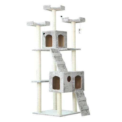 Wholesale Flannel Pet Toy Cat Climbing Frame and Scratcher Pet Shop Decoration