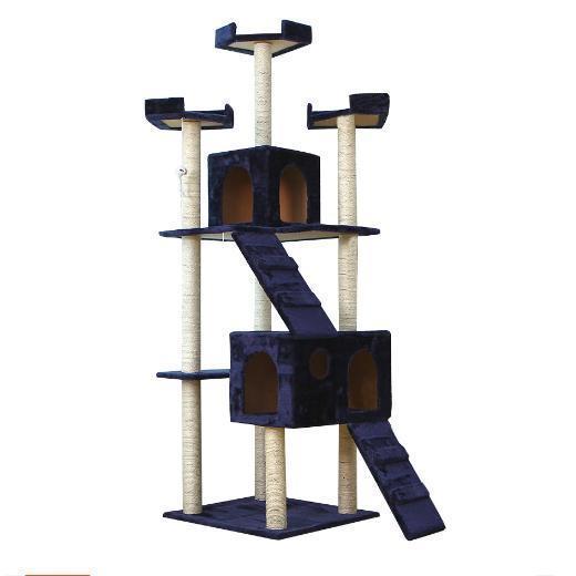 Wholesale Flannel Pet Toy Cat Climbing Frame and Scratcher Pet Shop Decoration