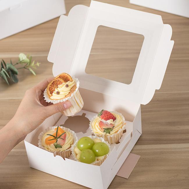 Custom Size and Logo Universal Rectangular Dessert Cheese Box Kraft Paper Cake Packaging Box