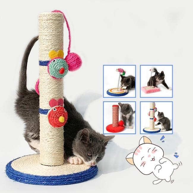 Cat Scratcher Sisal Cat Scratching Cardboard Post Cactus