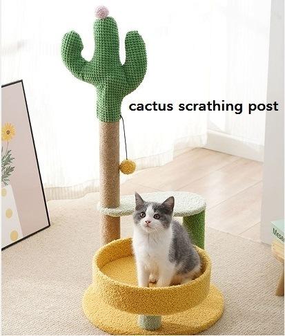 Pet Durable Three Layer Cat Scratcher House Desk Carrier Toy Detachable Furniture Cat Tree