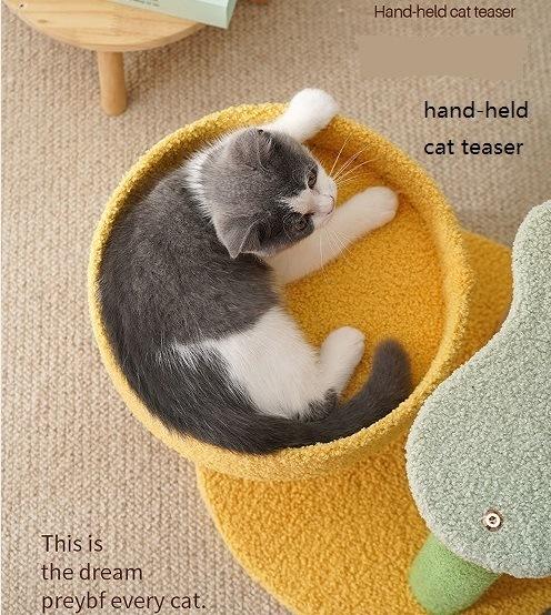 Pet Durable Three Layer Cat Scratcher House Desk Carrier Toy Detachable Furniture Cat Tree