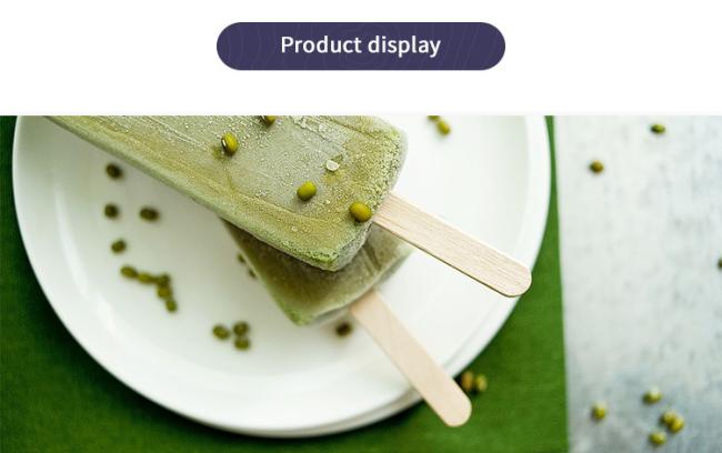 Disposable Biodegradable Birch Wood Food Grade Non Stick Wooden Ice Cream Stick Popsicle Sticks