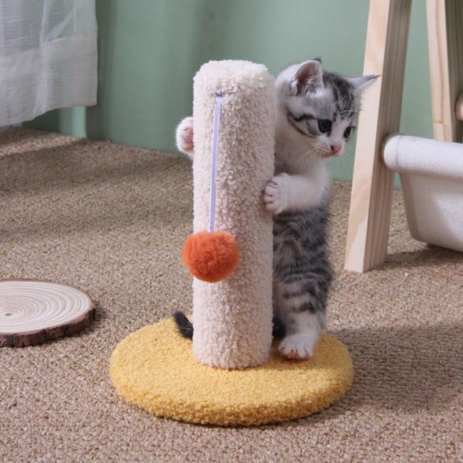 Simple Cat Scratcher Cat Toy Sisal Cute Pet Scratcher Cat Tree