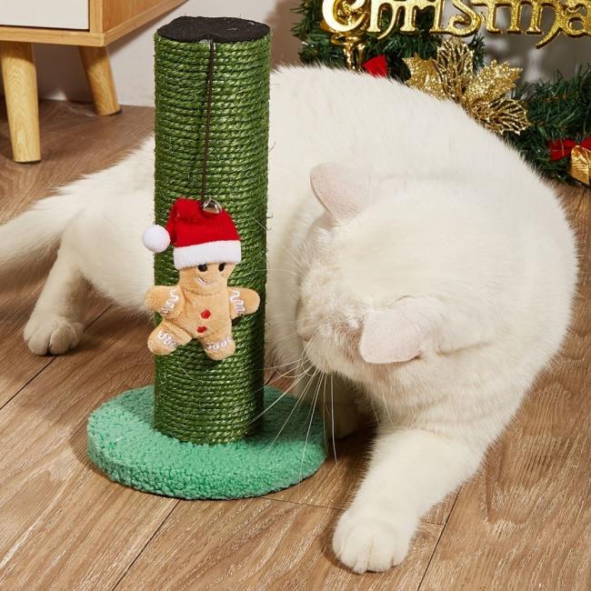 Stability Fur Toweling Material Colourful Cactus Cat Scartcher