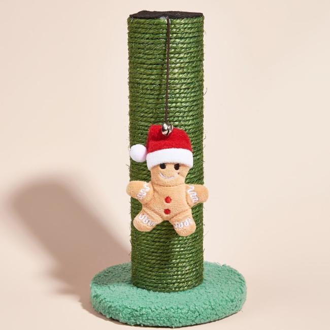 Stability Fur Toweling Material Colourful Cactus Cat Scartcher