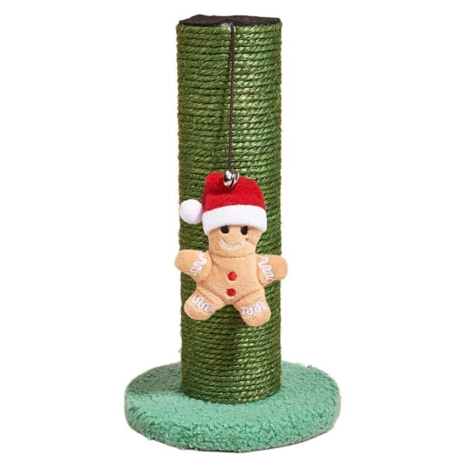 Stability Fur Toweling Material Colourful Cactus Cat Scartcher