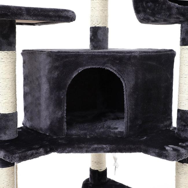 Factory Supply Custom Size Sisal Cat Scratching Post Multi-Layer Cat Jumping Platform Cat Tree