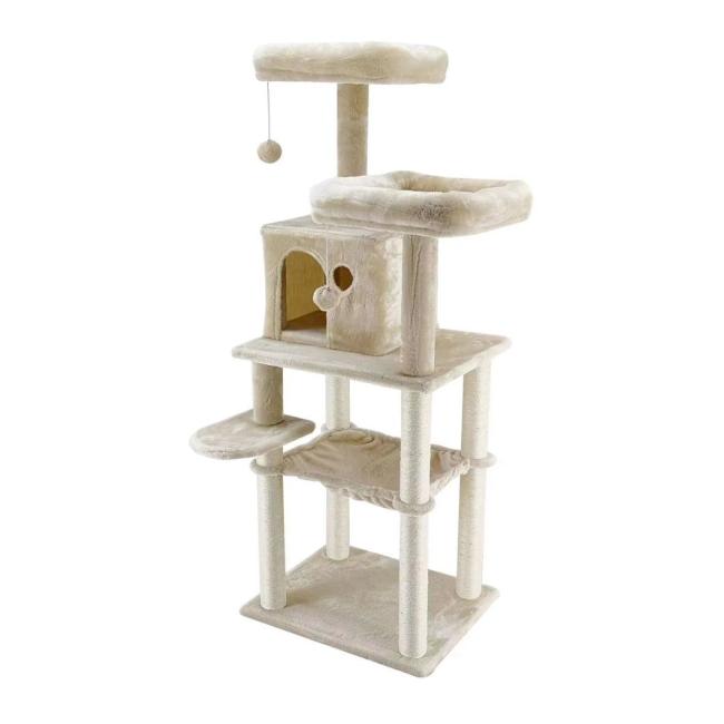Custom Size Sisal Cat Scratching Post Multi-Layer Cat Jumping Platform Cat Toy Cat Tree