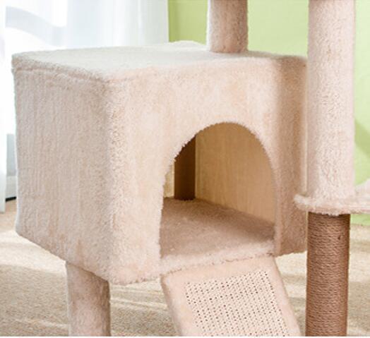 Custom Size and Design OEM Sisal Cat Scratching Post Multi-Layer Cat Jumping Platform Cat Toy Cat Tree