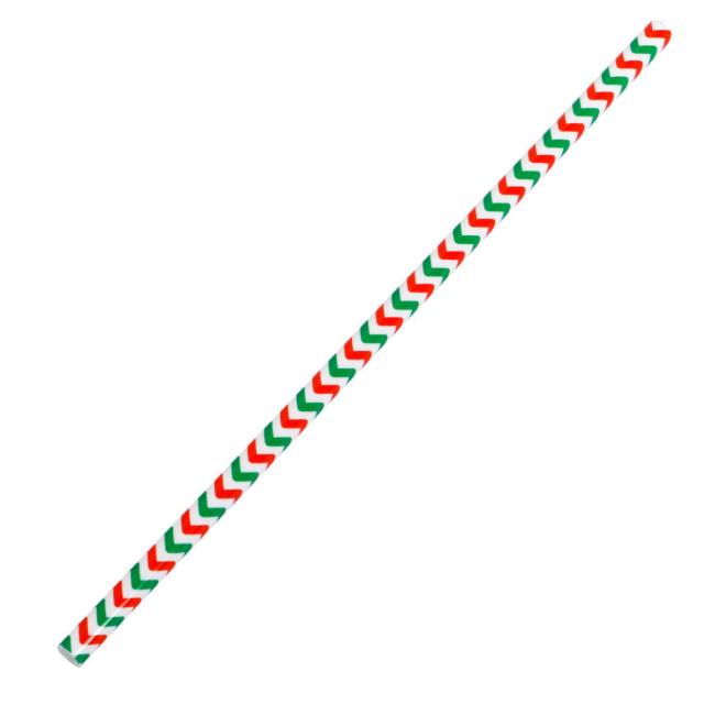 Custom Mixed Colored Christmas Paper Straw for Christmas Party