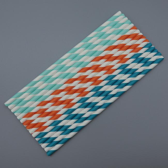 Food-Contacting Grade Colourful Paper Straw for Drinking