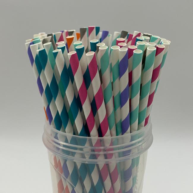 Food-Contacting Grade Colourful Paper Straw for Drinking