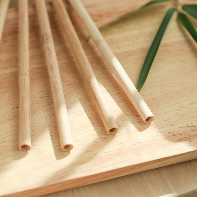 Natural Bamboo Drinking Straws Reusable Straw Custom Logo