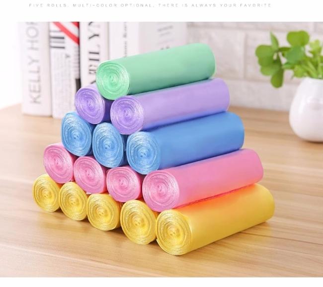 Wholesale E-Friendly Good Quality Plastic Bag in Different Color Home or Office Used Trash Bag