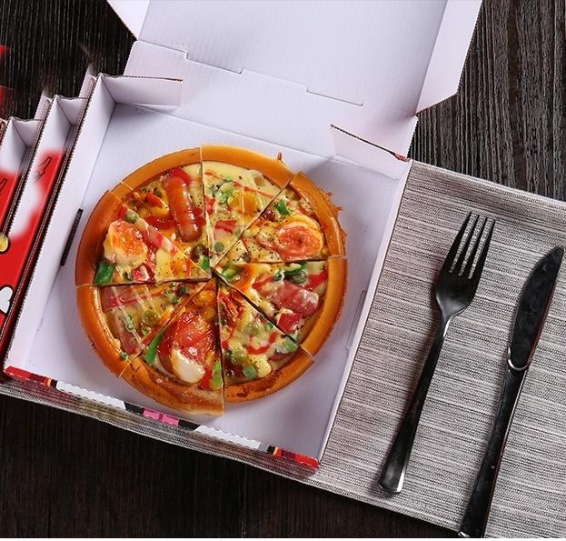 Cheap Price Factory Supply Various Size and Pleasing Design Customized Pizza Boxes