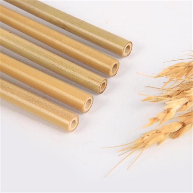 Eco-Friendly Bamboo Material Drinking Straws Original Wood Color Environmental Recycle Paper Straw
