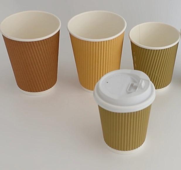 Factory Hot Sale Competitive Price 4oz/6oz/7oz/8oz/8boz/9oz/10oz/12oz/16oz Double Wall Takeout Paper Coffee Cup with Lids Paper Cup