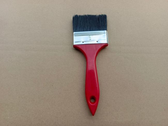 Red Wooden Handle Paint Brush with Pure Bristle