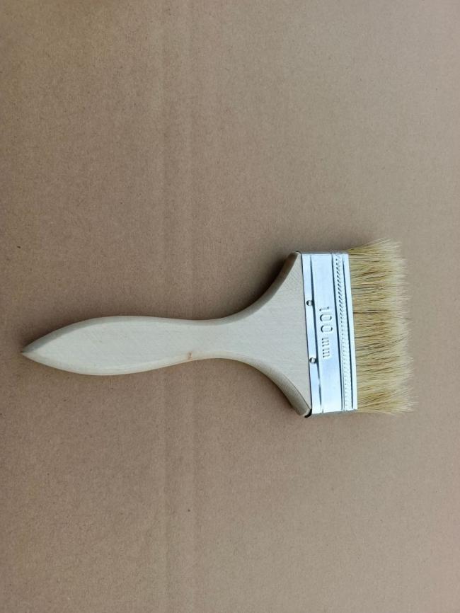 Factoy Wooden Handle Paint Brush with Pure Bristle Good Quality Support Customization
