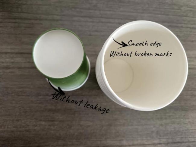 Factory Price Environmentally Single Wall Paper Cups with Lid