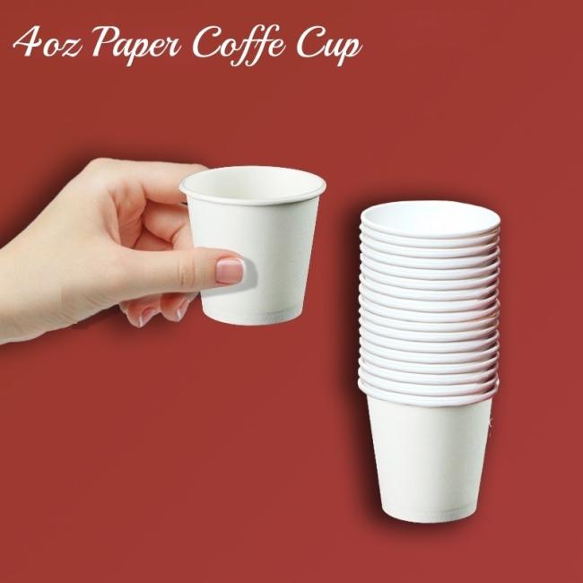 4oz Biodegradable Drinking Paper Cup Compostable Custom Printed Cup