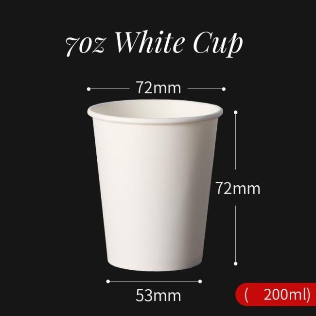 7oz 9oz Good Quality Single Wall Christmas Paper Coffee Cup