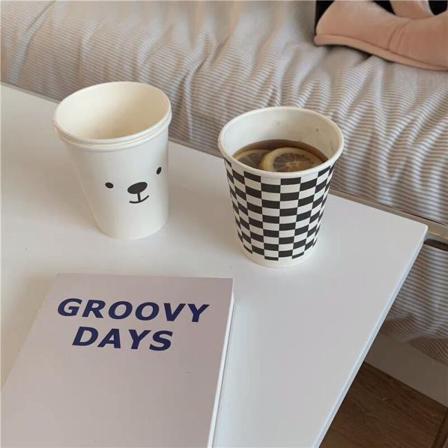 Personalized Printing Disposable Paper Cup Customized Color Customized Paper Cup