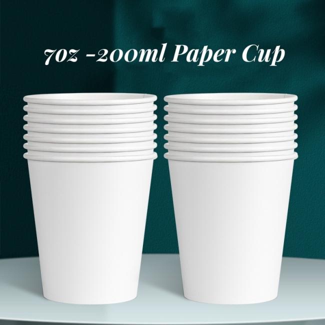 High Quality Various Size Custom Printed Disposable 4-22 Oz Single Wall Paper Cup