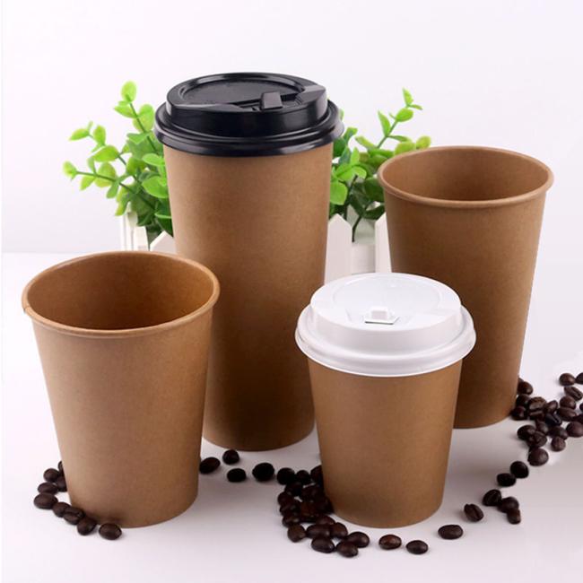 Chinese Manufacturer Customized Biodegradable Compostable Single-Wall Paper Cup