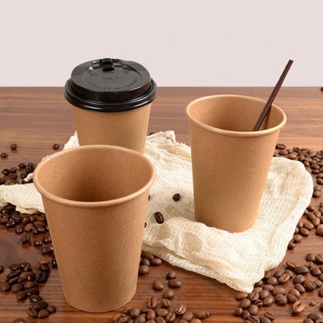 Chinese Manufacturer Customized Biodegradable Compostable Single-Wall Paper Cup