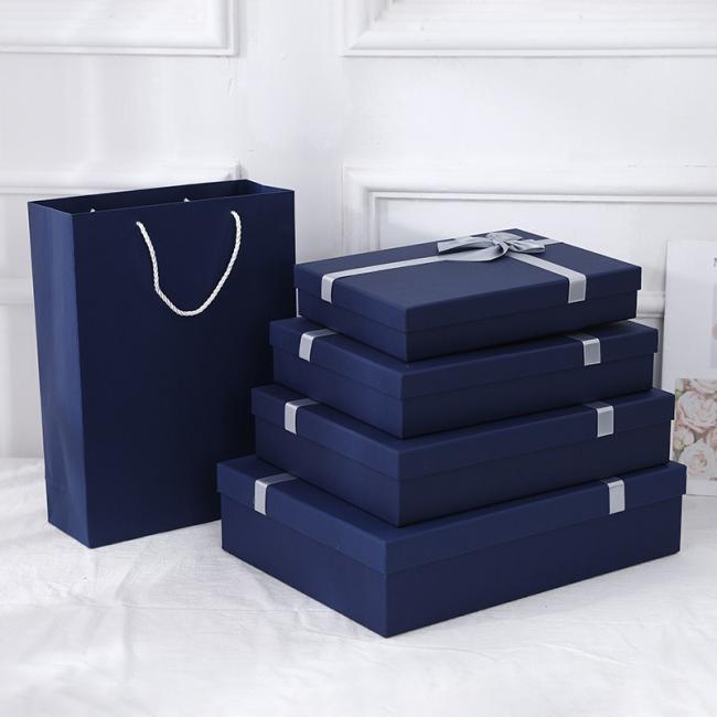 China Wholesale Modest Concise Style High Quality Custom Logo Printing Present Box