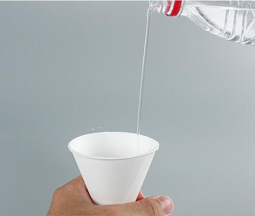 Wholesale 3.7 Oz Paper Cone Cup White Conical Cup Disposable Paper Cup Widely Used in Airport, Hotel, Super Market