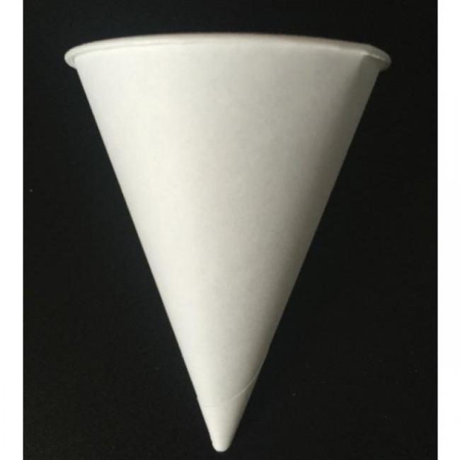 Disposable Cone Cup 3.7oz Paper Triangle Environmentally Friendly Cone Paper Cup