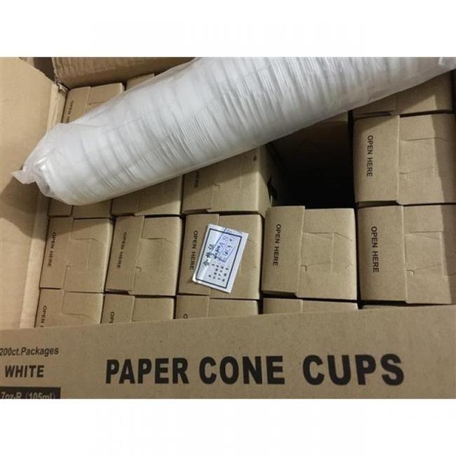 Disposable Cone Cup 3.7oz Paper Triangle Environmentally Friendly Cone Paper Cup