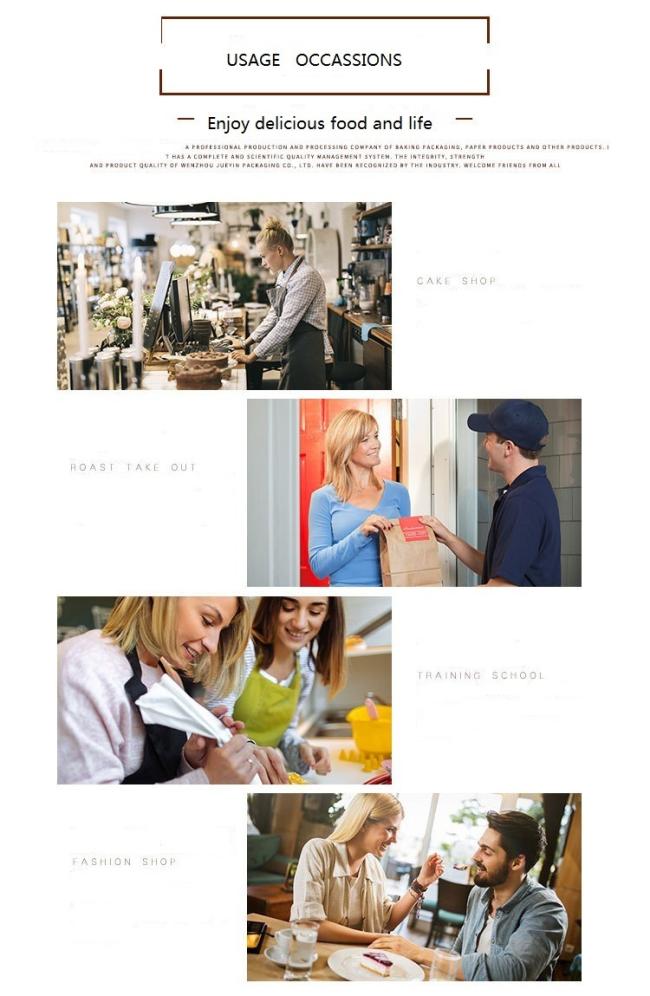 High Quality Regular Supply Kraft Paper Cake or Bread Box Take Away Container