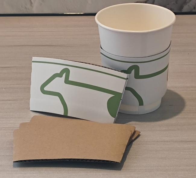 Hot Sell Design Disposable Reusable Coffee Cup Sleeve Corrugated Paper Cup Jackets for Coffee Cup Sleeve