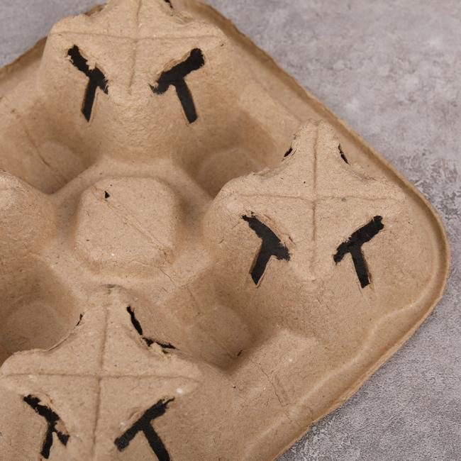 Milk Tea Cup Holder Disposable Beverage Beverage Takeaway Tray Single Double Four Cup Beverage Holder Coffee Cup Holder