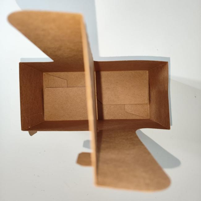Customized Disposable Biodegradable and Compostable 2 Cups Portable Paper Drink Cup Holder