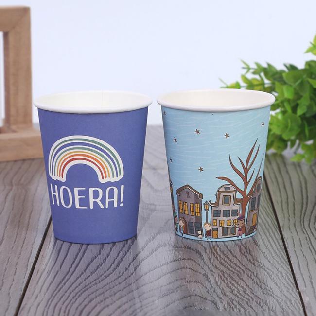 Custom Logo Bio-Degradable Disposable Bamboo Fiber Pulp PLA Coating Coffee Paper Cup 1000ml Drinking Cup