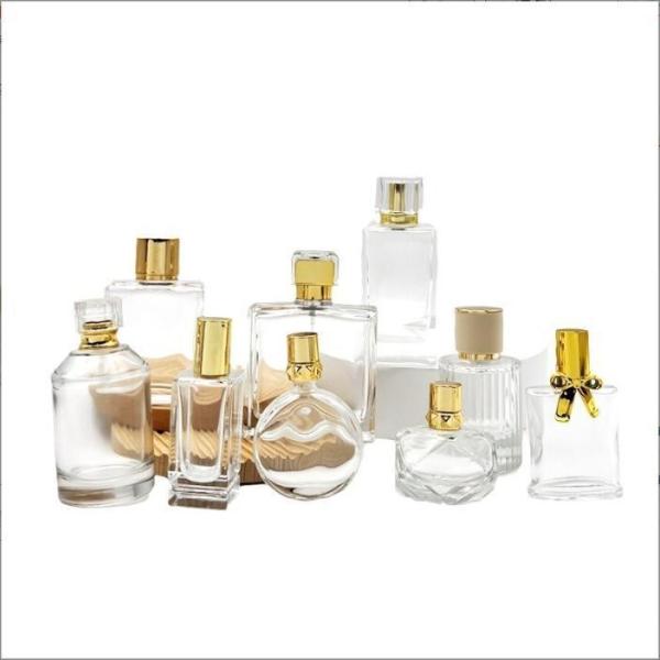 Leak Proof Glass Perfume Spray with Metallic Aluminum Caps and Estimated Delivery Time