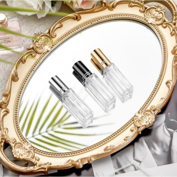 Leak Proof Glass Perfume Spray with Metallic Aluminum Caps and Estimated Delivery Time
