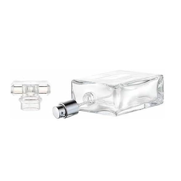 Leak Proof Glass Perfume Spray with Metallic Aluminum Caps and Estimated Delivery Time