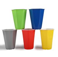 Quality 16oz Red Blue Varous Color PP Disposable Plastic Cup for OEM and Flexographic for sale