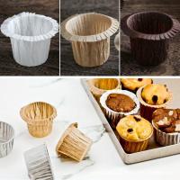 China Customized Disposable Grease Proof Paper Cake Cups 5.2x7cm Eco-Friendly Baking Cups for sale