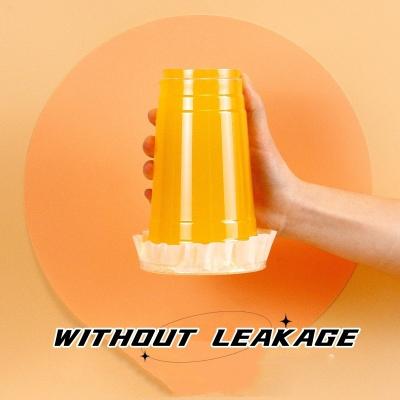 China High Transparent Material PP/PS Disposable Cold Drinking Plastic Cups Without Lid Package for sale