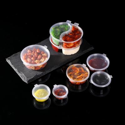 중국 35.00cm * 23.00cm * 22.00cm 패키지 크기 1온스 플라스틱 소스 컵 판매용