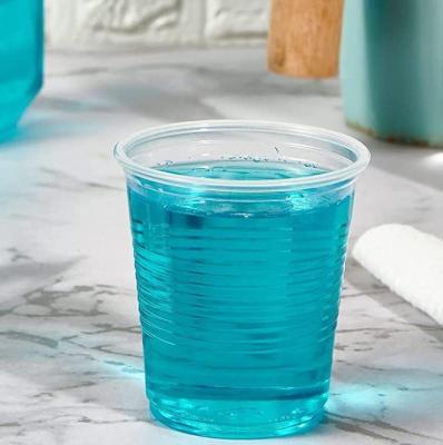 China Disposable PP Plastic Cup 3.5 Oz 100 Ml Various Size Juice Drinking with Customized Logo for sale