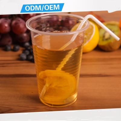China Customized Logo Disposable PP Plastic Cup 9 Oz 100 Ml for Juice Drinking in Various Sizes for sale